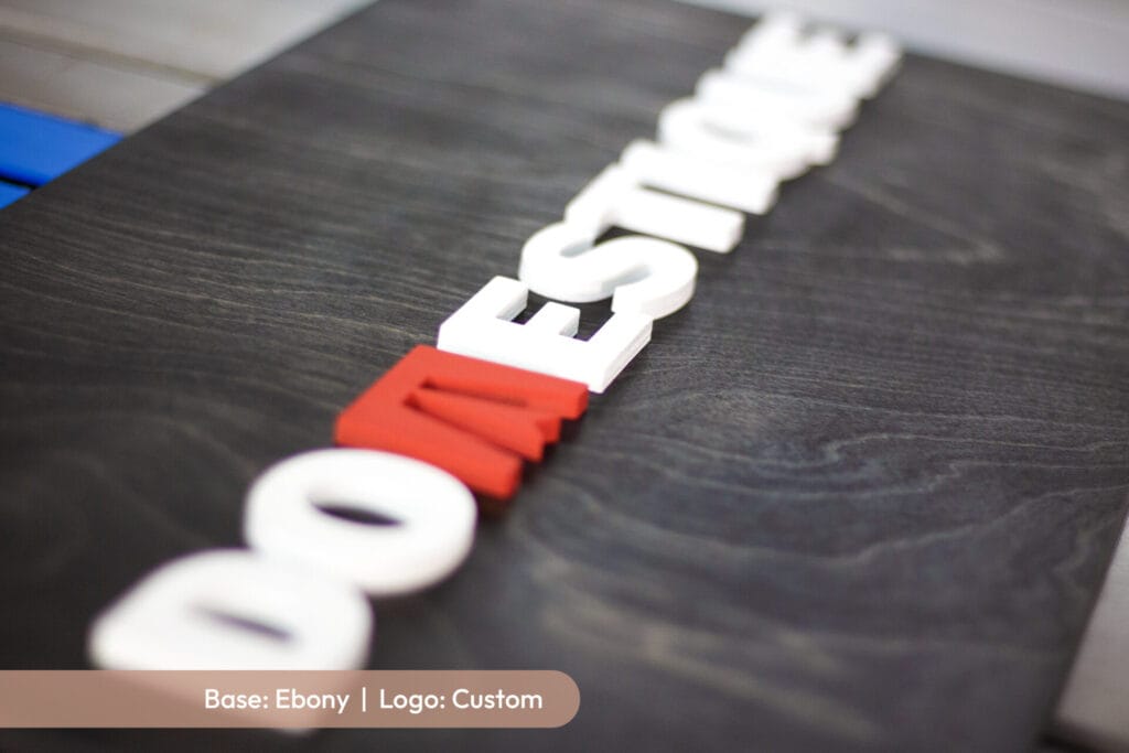 Rectangular Laser Cut Custom Wood Sign - Lighthouse Laser Signs