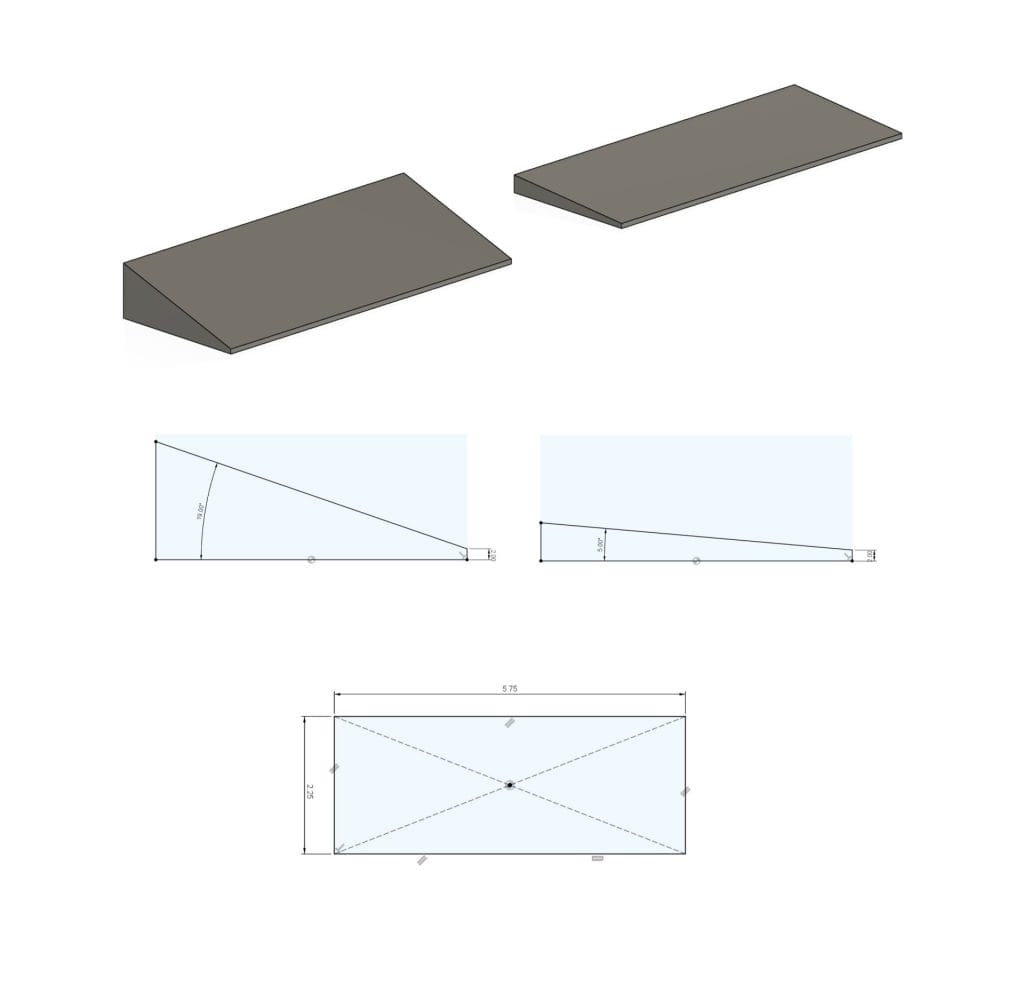 Custom Door Signage with Angled Mounts - Lighthouse Laser Co.
